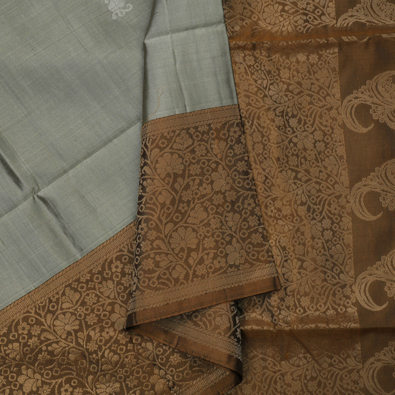 Hayagrivas Elephant Grey Pure Soft Silk Saree KBE1087I1-3 – Hayagrivas ...