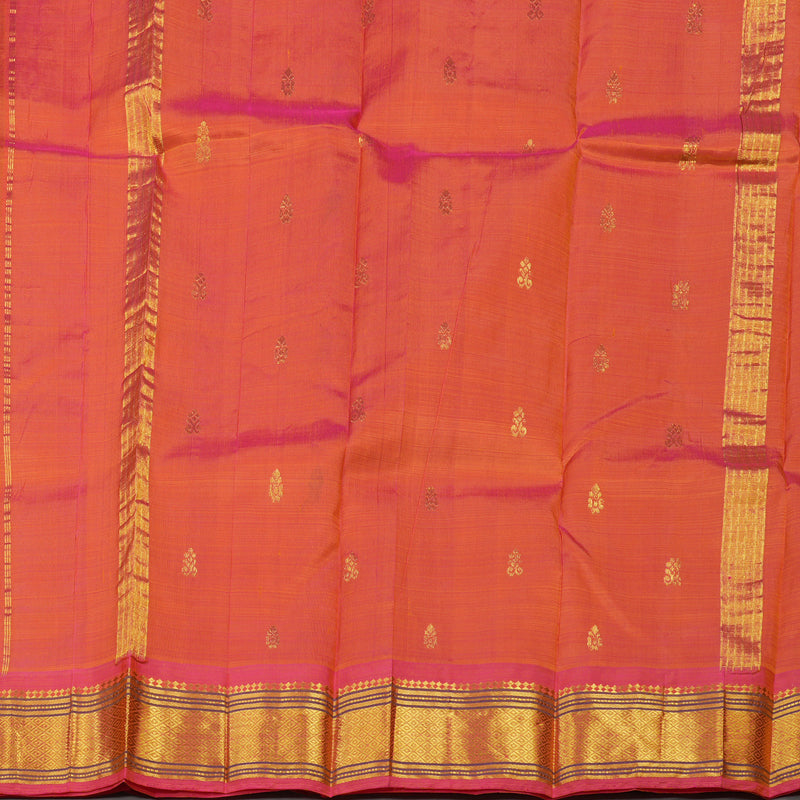 Hayagrivas Kilangu Manjal Pure One-sided Border Kanjivaram Silk Saree ...