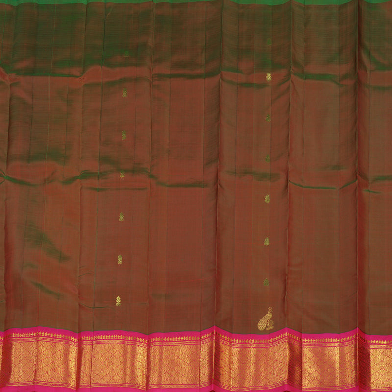 Hayagrivas One Side Border Silk saree in Manthalir shade KBE755G17-10 ...