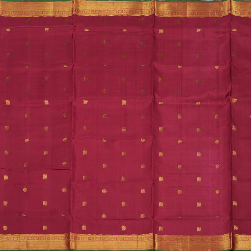 Hayagrivas Handloom Maroon Ten Yards Silk Madisar KBE757G11-7 ...