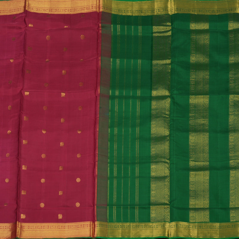 Hayagrivas Handloom Maroon Ten Yards Silk Madisar KBE757G11-7 ...